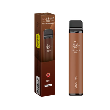 ELFBAR 1500 Cola - puff sans nicotine pas cher | 123puff.com
